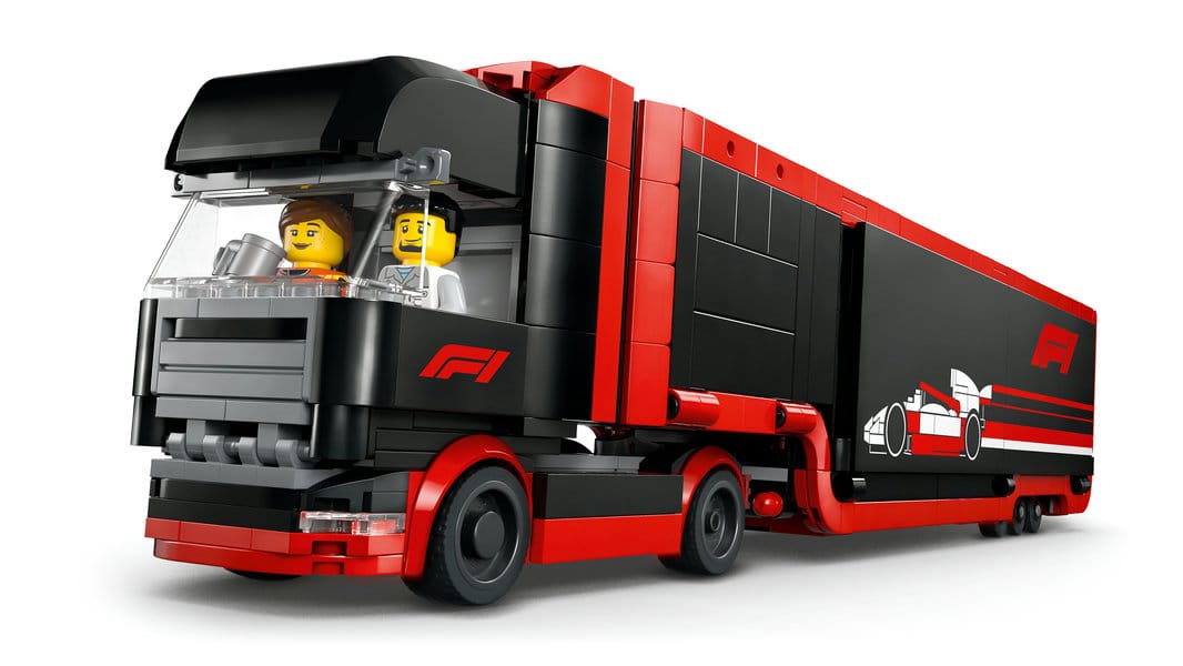 LEGO City F1 truck met RB20 en AMR24 F1 auto's 60445 - KelCha Toys in Hoorn